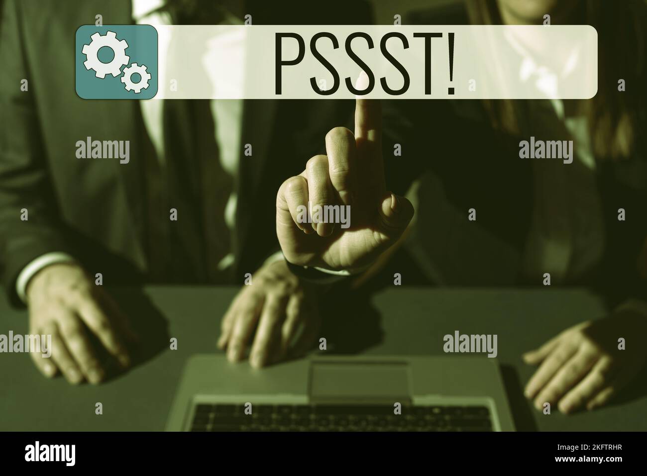 Hand writing sign Pssst. Conceptual photo Expression Way to attract ...