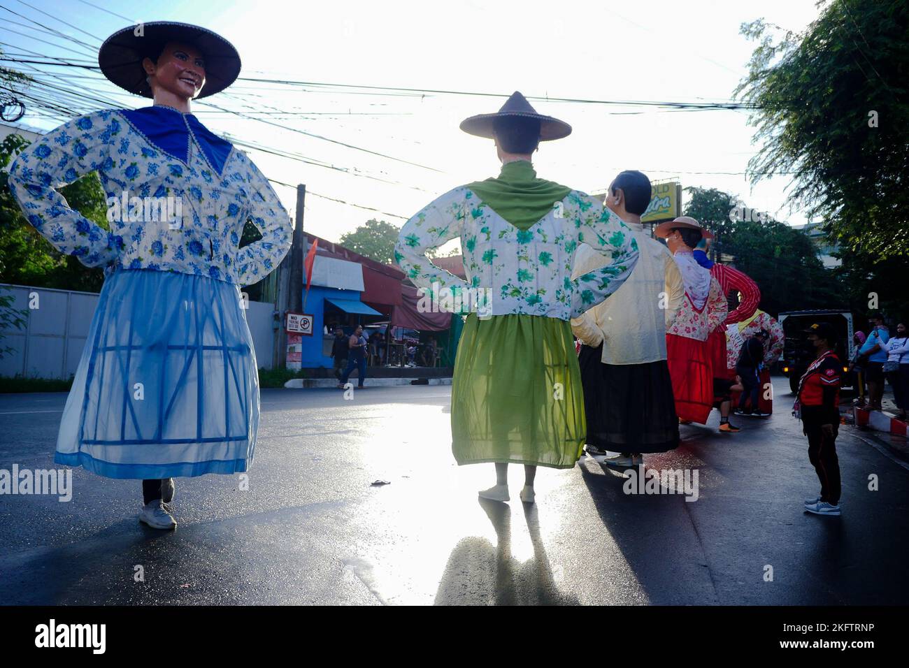 Angono, Rizal, Philippines. 20th Nov, 2022. The parade of the giant ...
