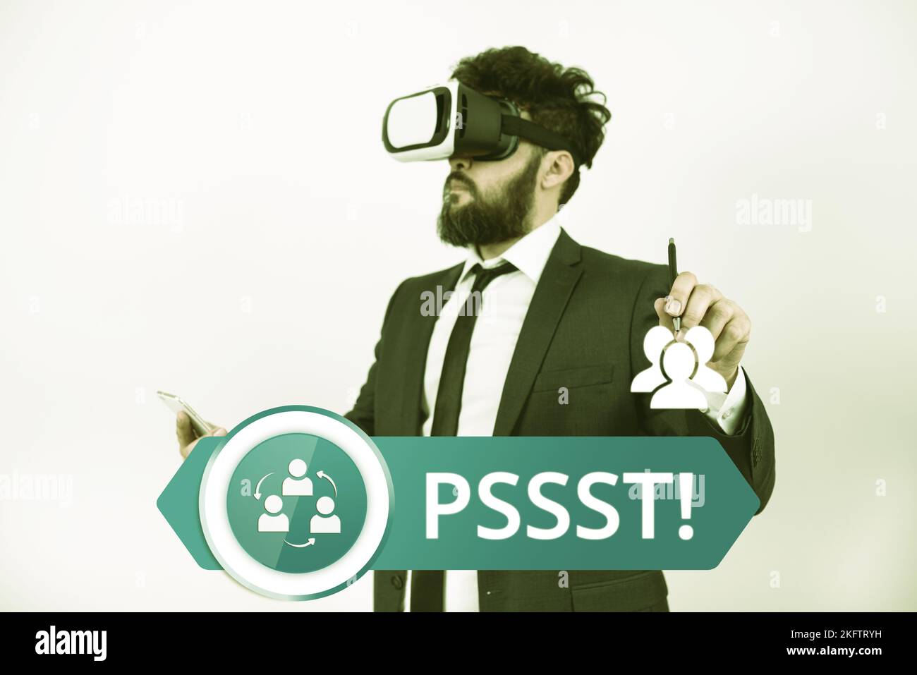 Hand writing sign Pssst. Business concept Expression Way to attract ...