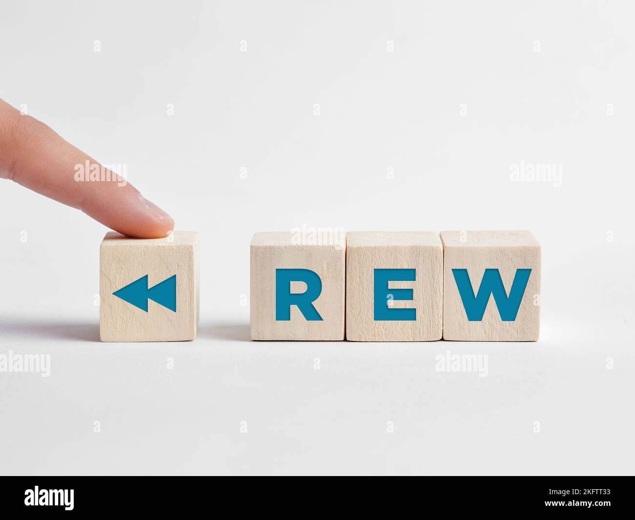 Rew symbol hi-res stock photography and images - Alamy