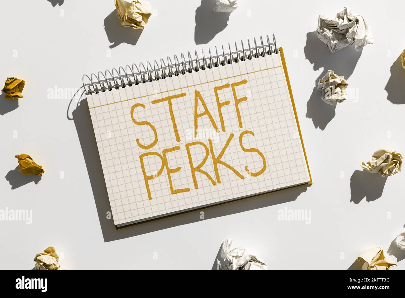 Inspiration showing sign Staff Perks. Business showcase Workers ...