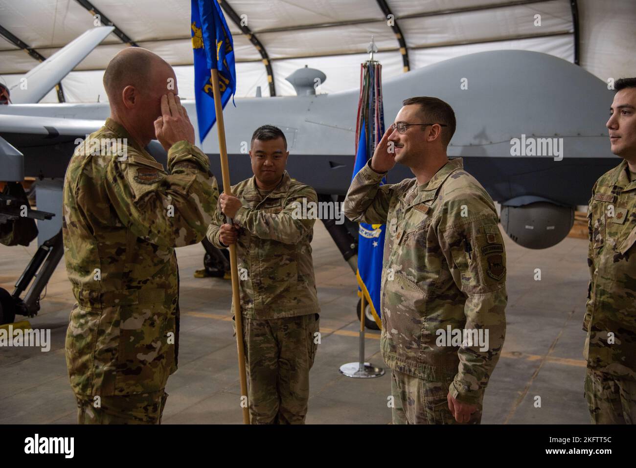 U.S. Air Force Maj. James Miracle, 361st Expeditionary Attack Squadron ...