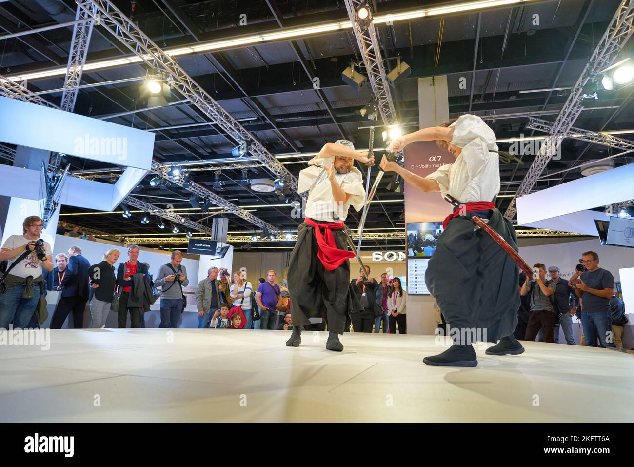 Martial arts sword fight show hi-res stock photography and images - Alamy