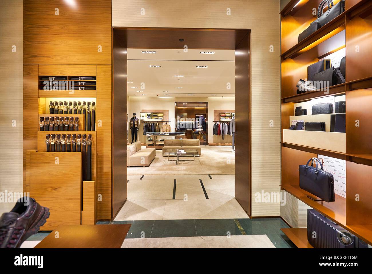 Ermenegildo zegna shop china hi-res stock photography and images - Alamy