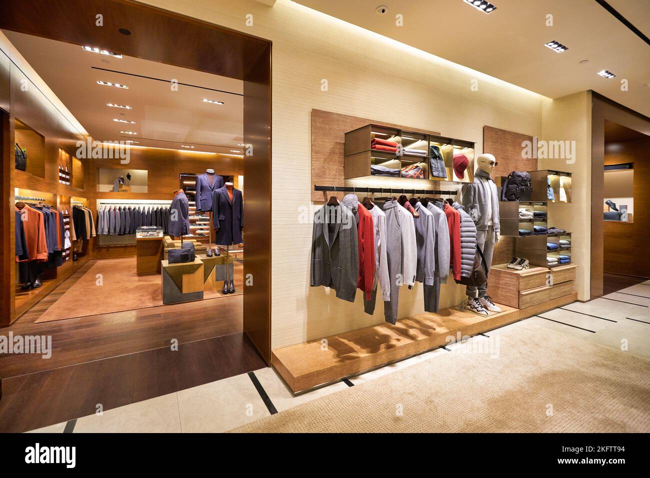 Ermenegildo zegna showroom hi-res stock photography and images - Alamy
