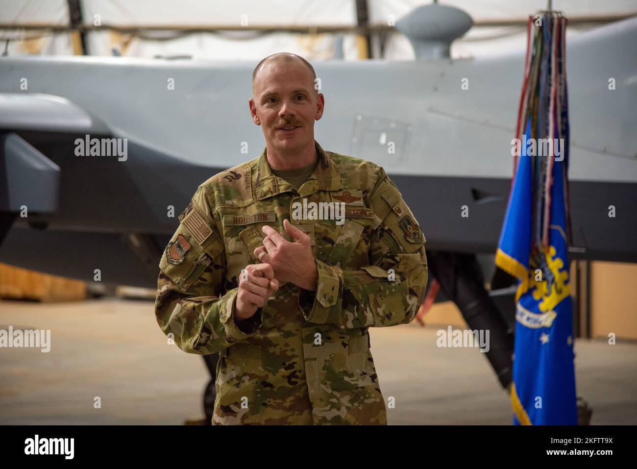 U.S. Air Force Maj. James Miracle, 361st Expeditionary Attack Squadron ...