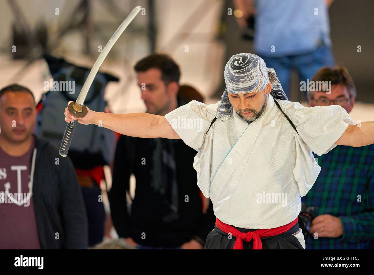 COLOGNE, GERMANY - CIRCA SEPTEMBER, 2018: Samurai Sword Show at Sony ...