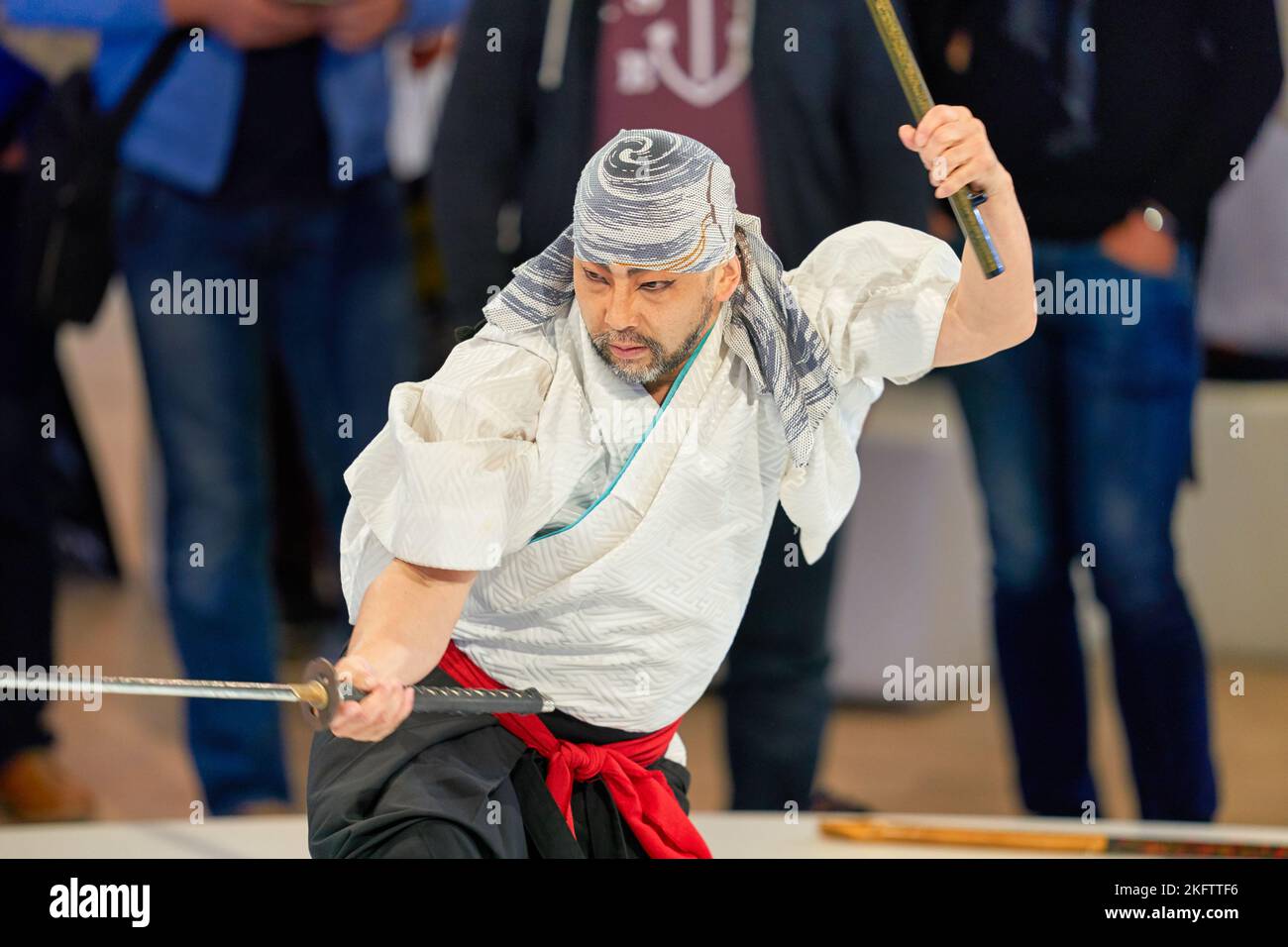 Martial arts sword fight show hi-res stock photography and images - Alamy