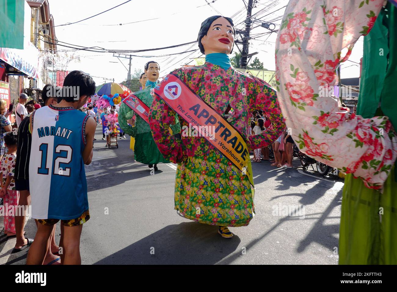 Angono, Rizal, Philippines. 20th Nov, 2022. The parade of the giant ...