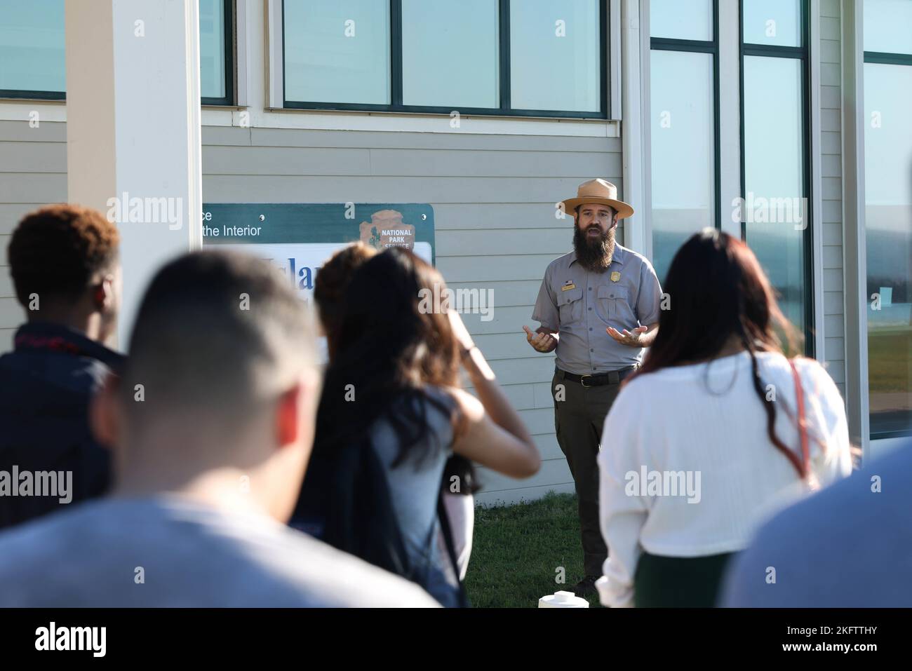 Nate Toering, National Park Service lead park ranger, talks about the ...