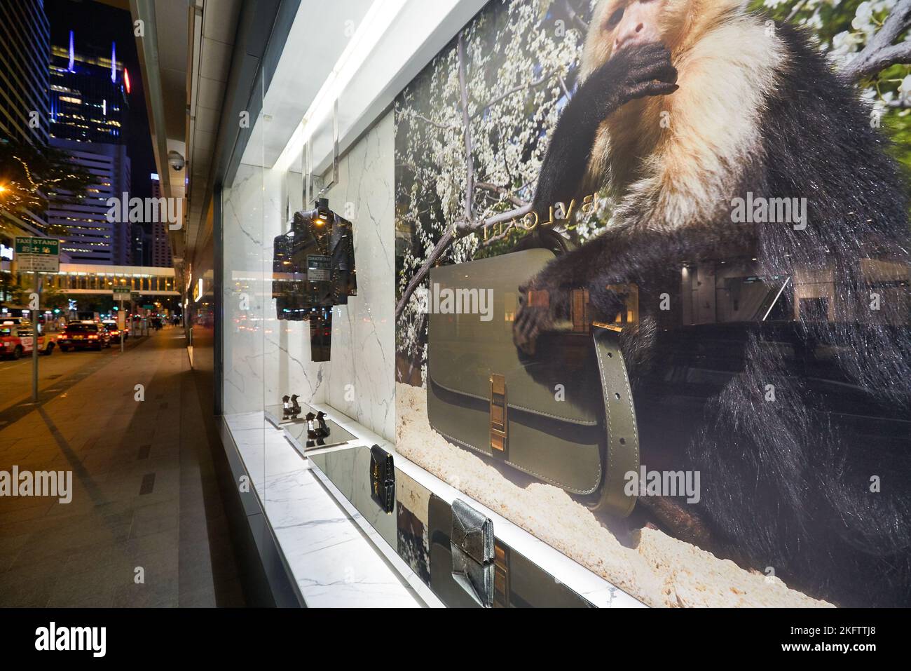 HONG KONG, CHINA - CIRCA DECEMBER, 2019: Yves Saint Laurent storefront ...