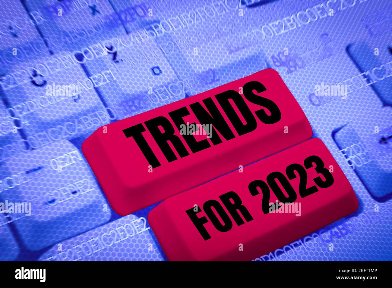Text caption presenting Trends For 2023. Business idea list of things ...