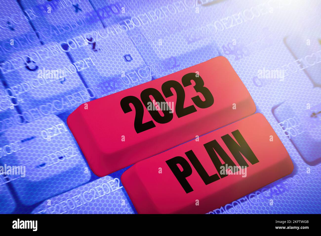 Hand writing sign 2023 Plan. Word Written on setting up your goals and ...