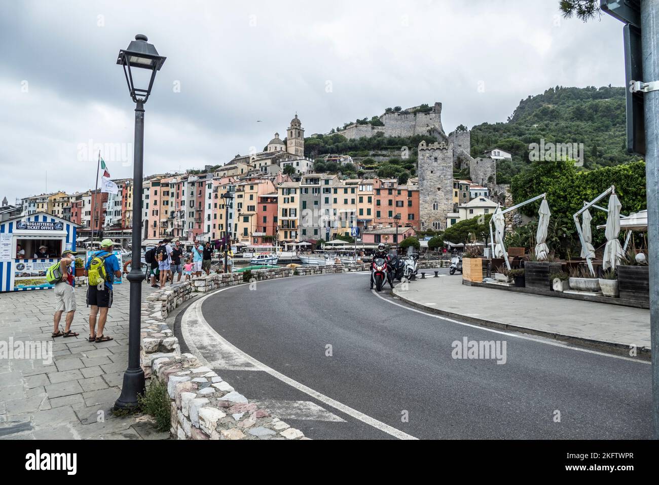 Portovenere, Italy - 06/30/2020: the seafront of Porto Venere Stock ...