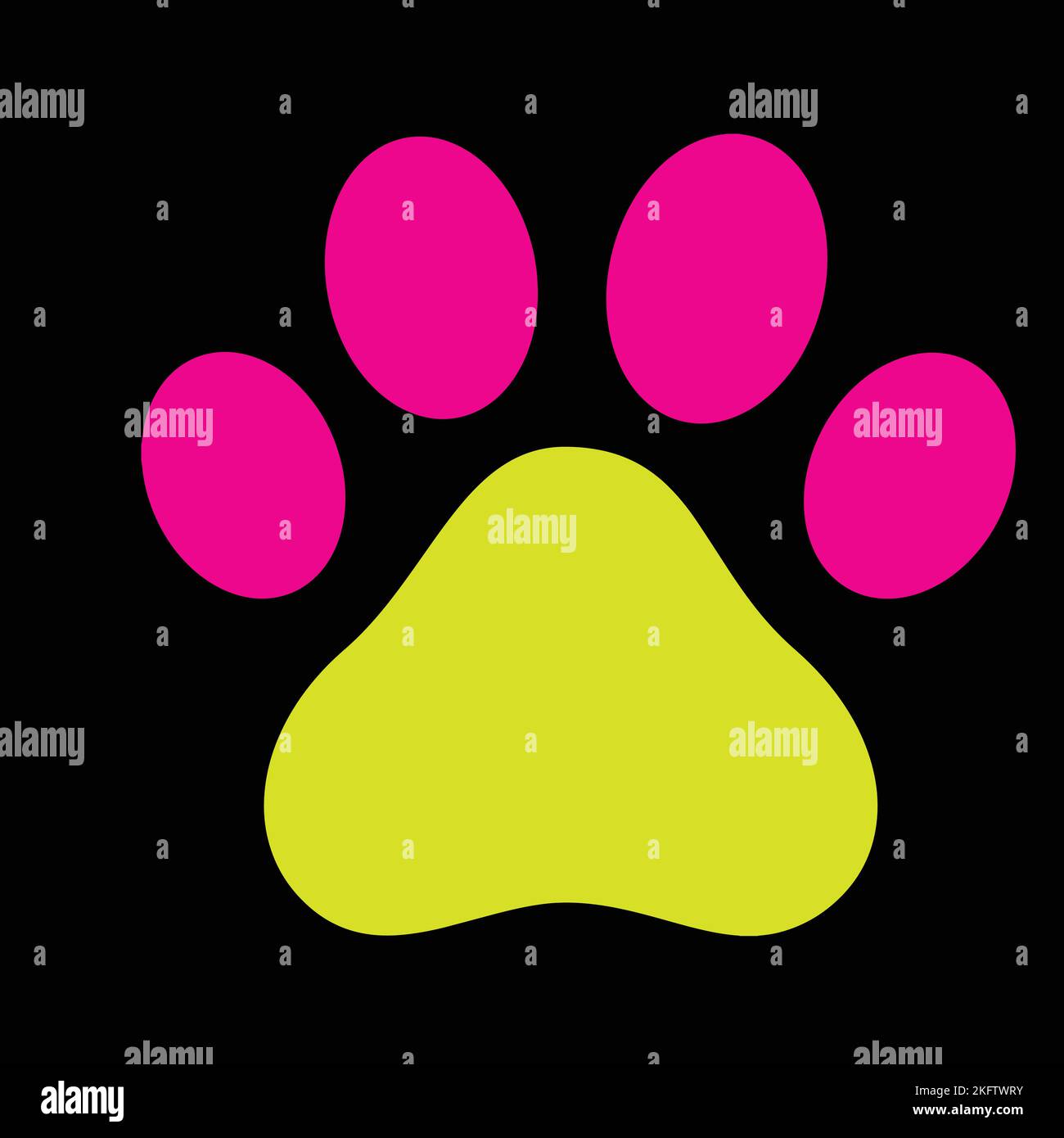 Cat Dog Paw Pets Claw animals Stock Vector Image & Art - Alamy