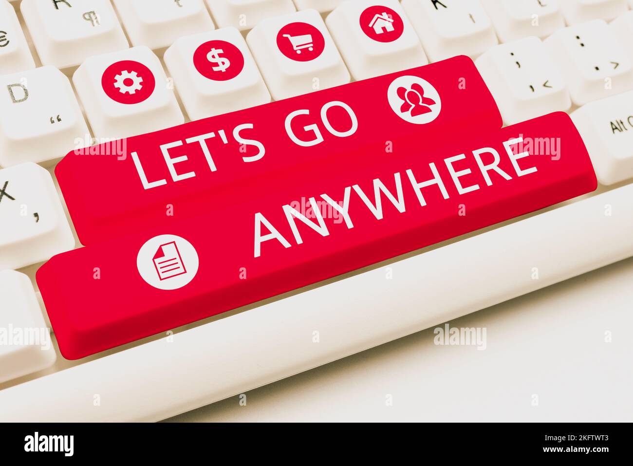 Inspiration showing sign Let's Go Anywhere. Business idea visit new ...