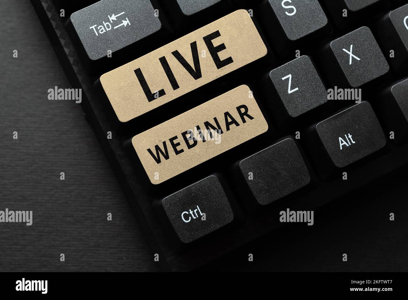 Conceptual display Live Webinar. Conceptual photo Interactive seminar ...