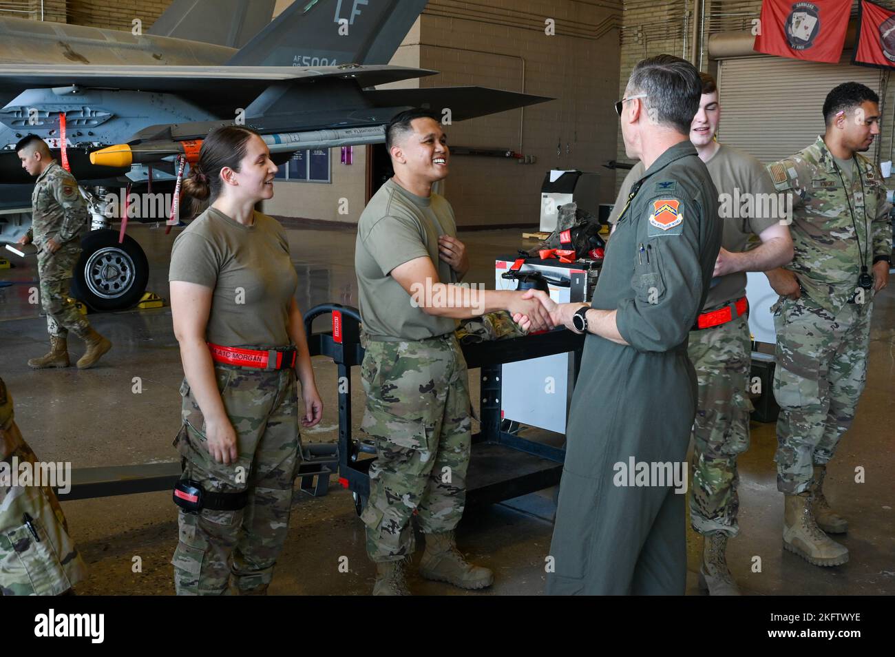 U.S. Air Force Col. Keagan McLeese, 56th Fighter Wing vice commander ...
