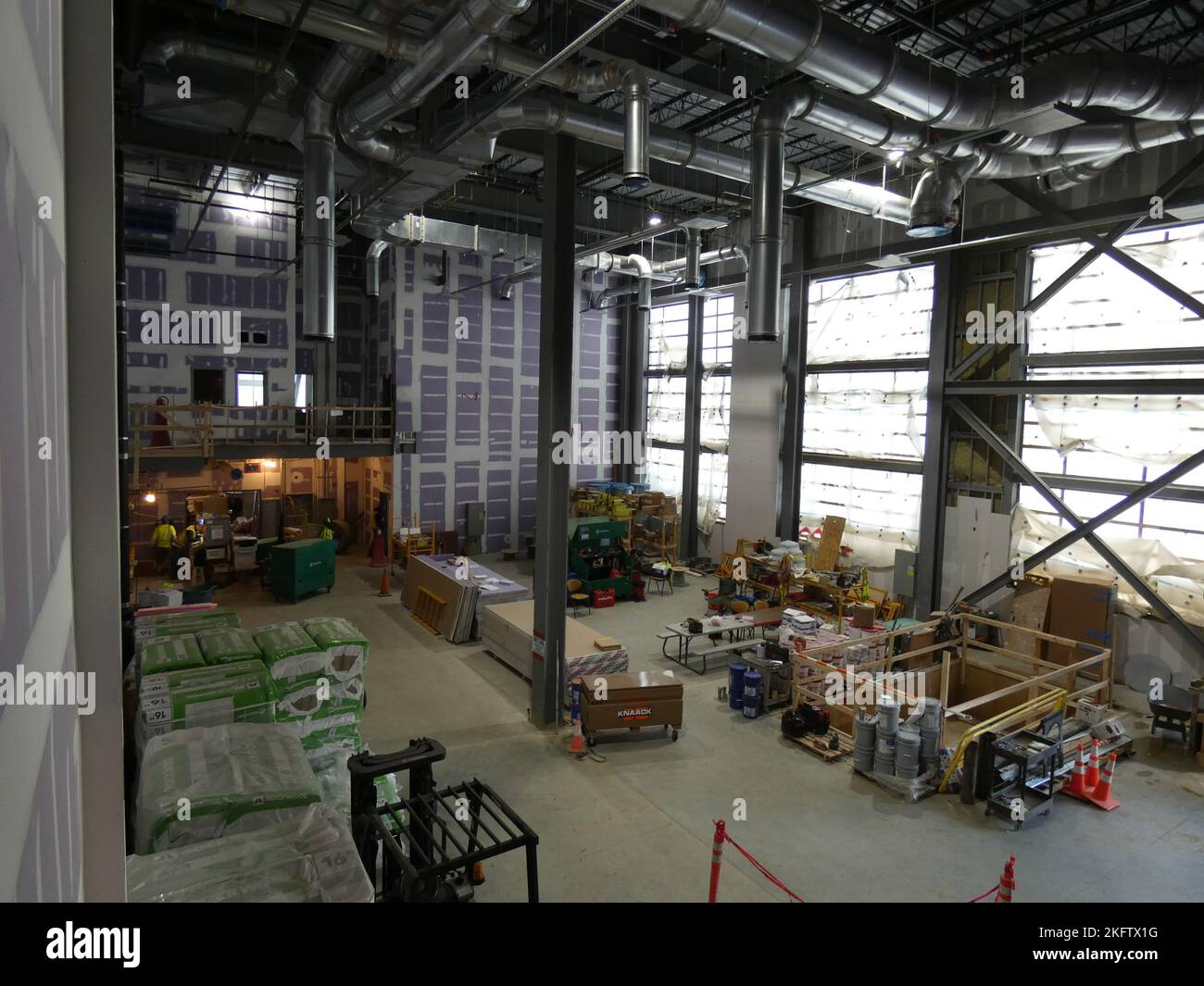 An elevated view of the Rubber Press area. In the lower-left corner is ...