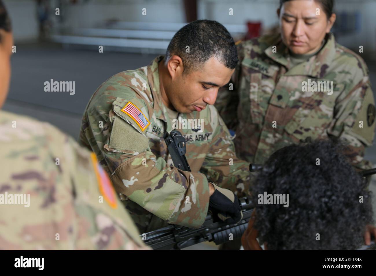 U.S. Army Staff Sgt. Steven Bastardo, a motor transport sergeant with ...