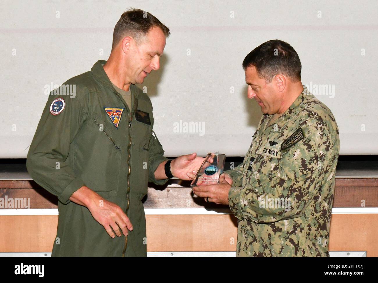 Fleet Readiness Center East (FRCE) Commanding Officer James M. Belmont ...