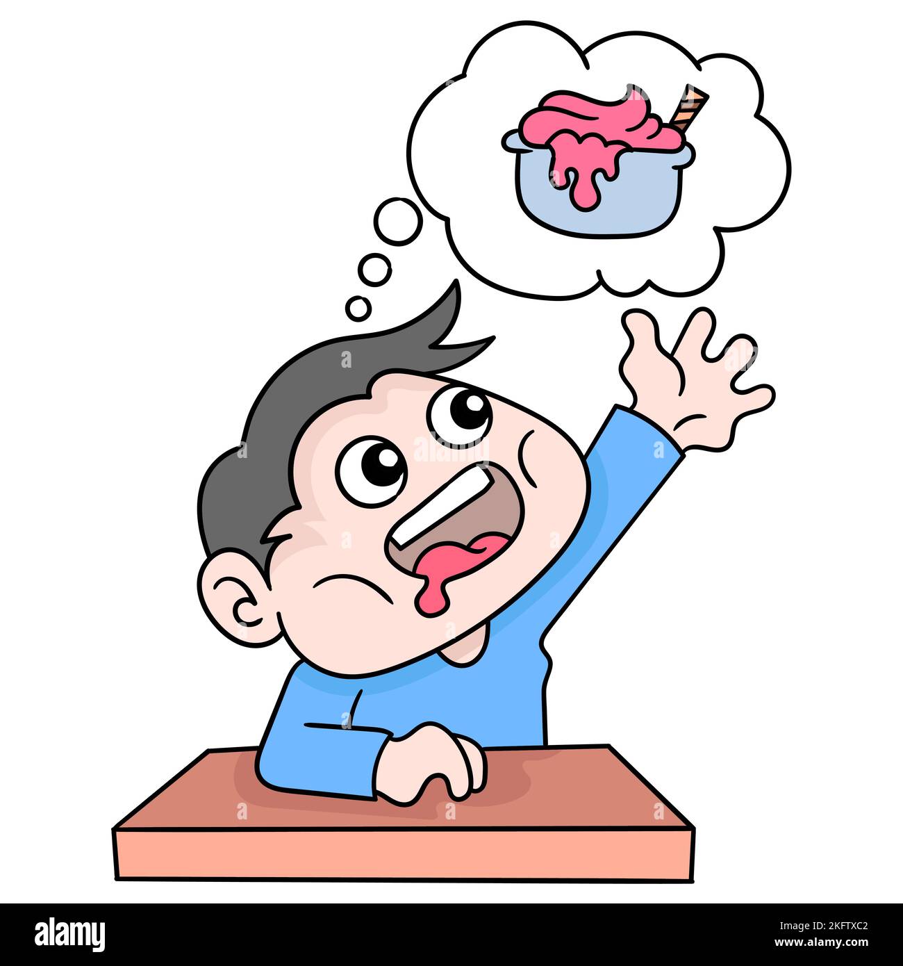 The daydream Stock Vector Images - Alamy