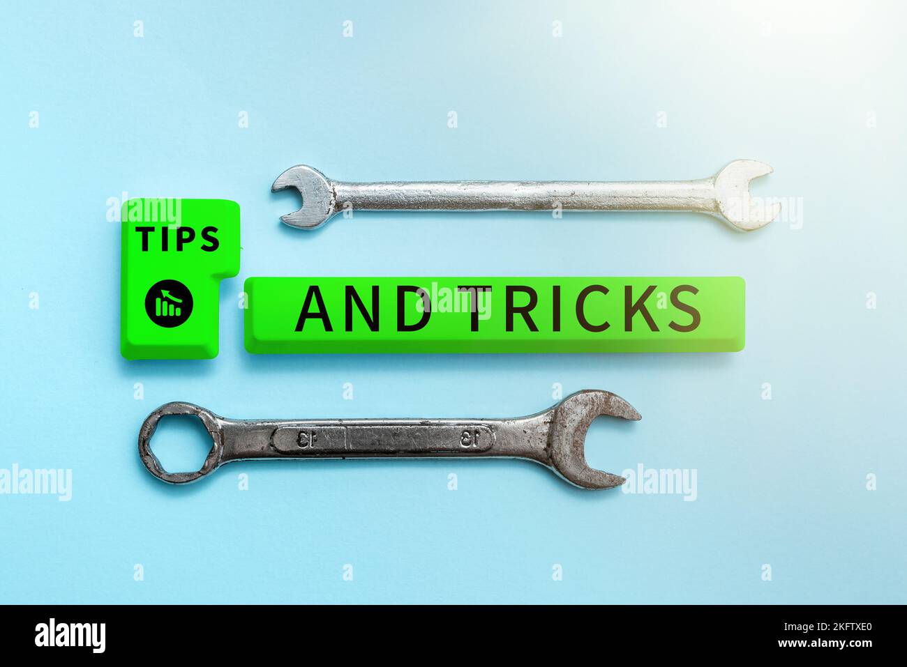 Text caption presenting Tips And Tricks. Concept meaning helpful ...