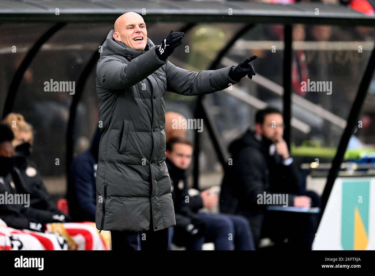 AMSTERDAM - PSV V1 coach Rick de Rooij during the Dutch Eredivisie ...