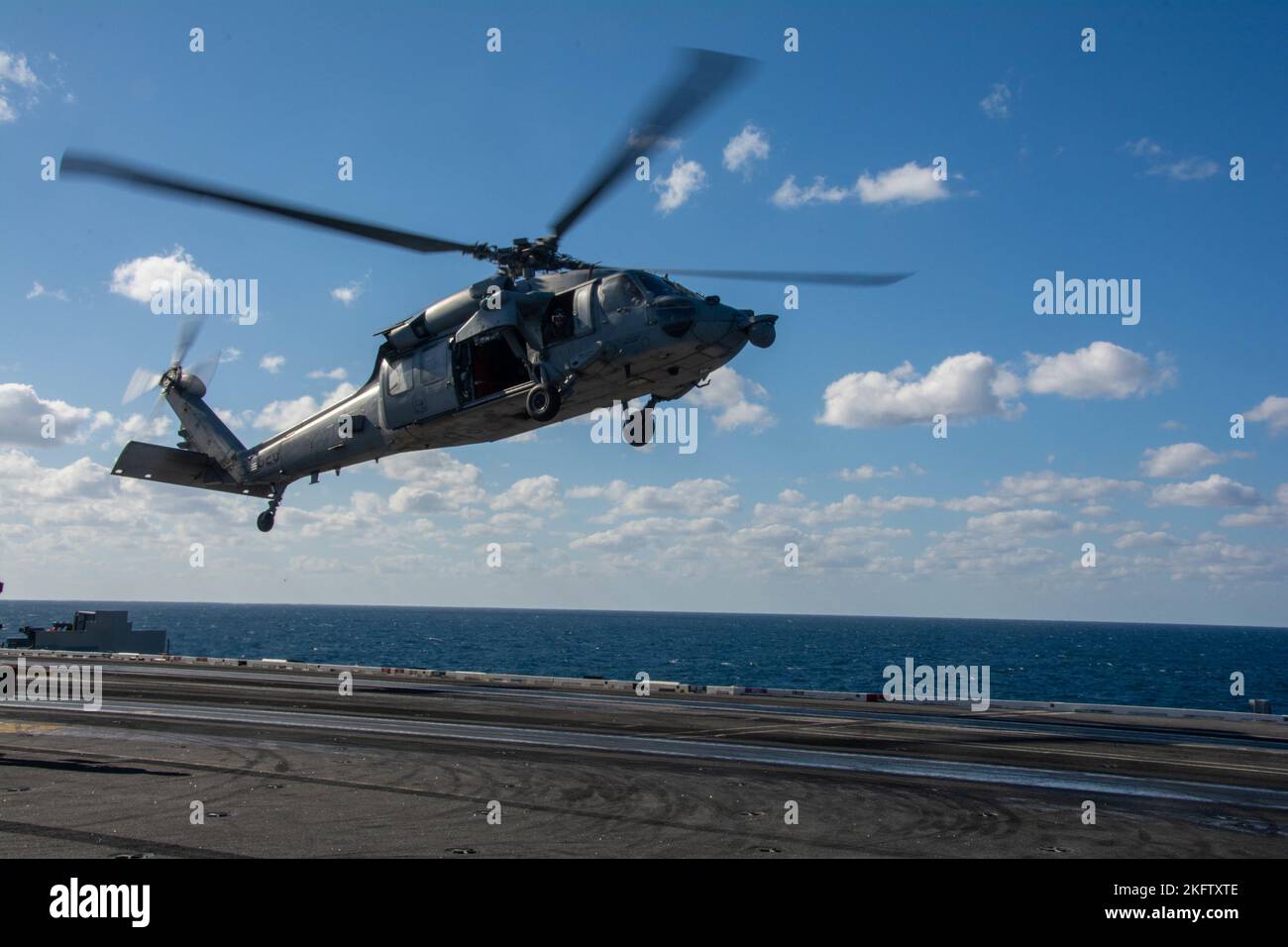 221008-N-JO823-1077 SEA OF JAPAN (Oct. 8, 2022) An MH-60S Seahawk ...