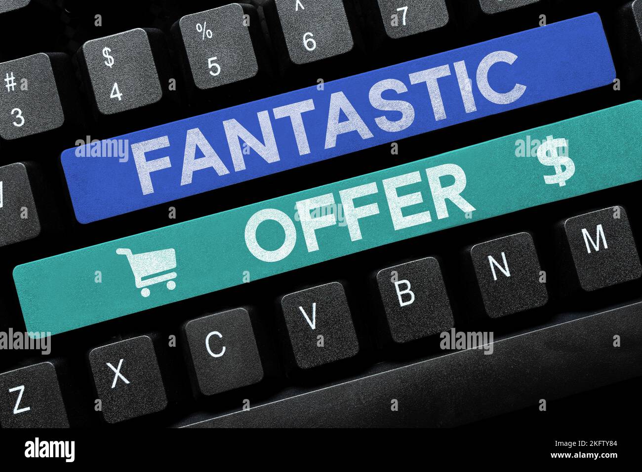 Conceptual display Fantastic Offer. Business concept the seller accepts ...