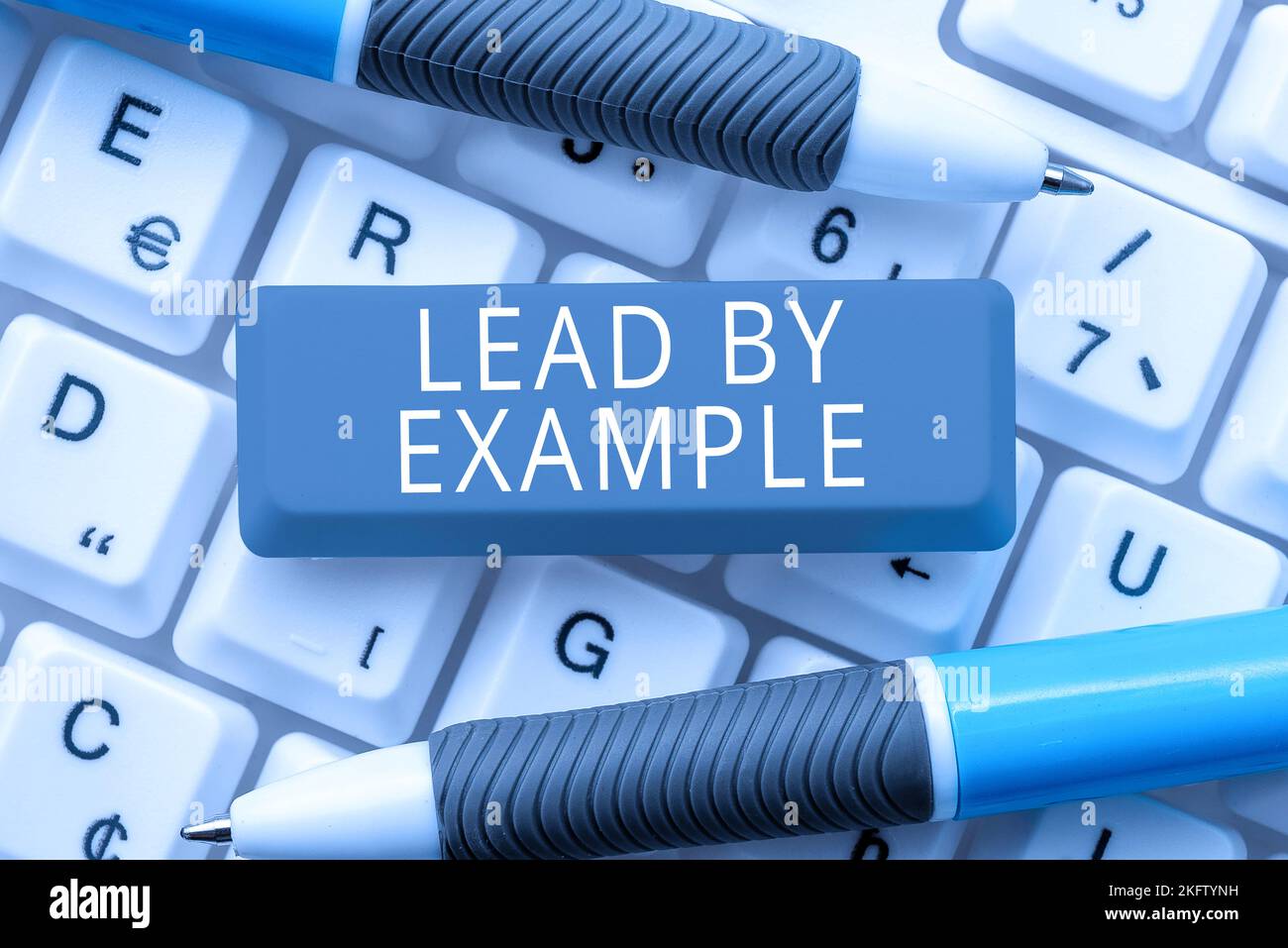 Handwriting text Lead By Example. Business showcase Be a mentor leader ...