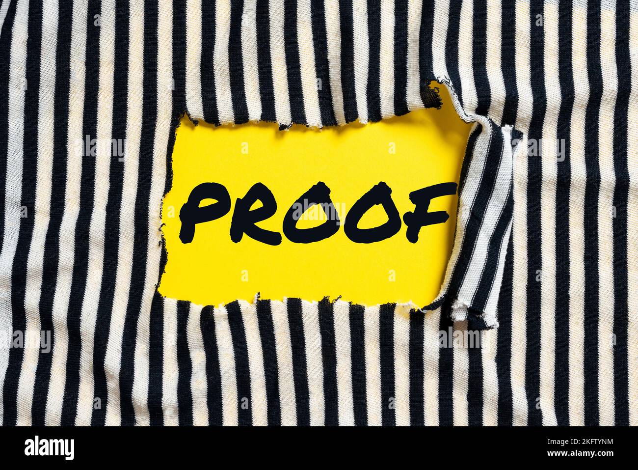 Hand writing sign Proof. Business approach evidence or argument ...