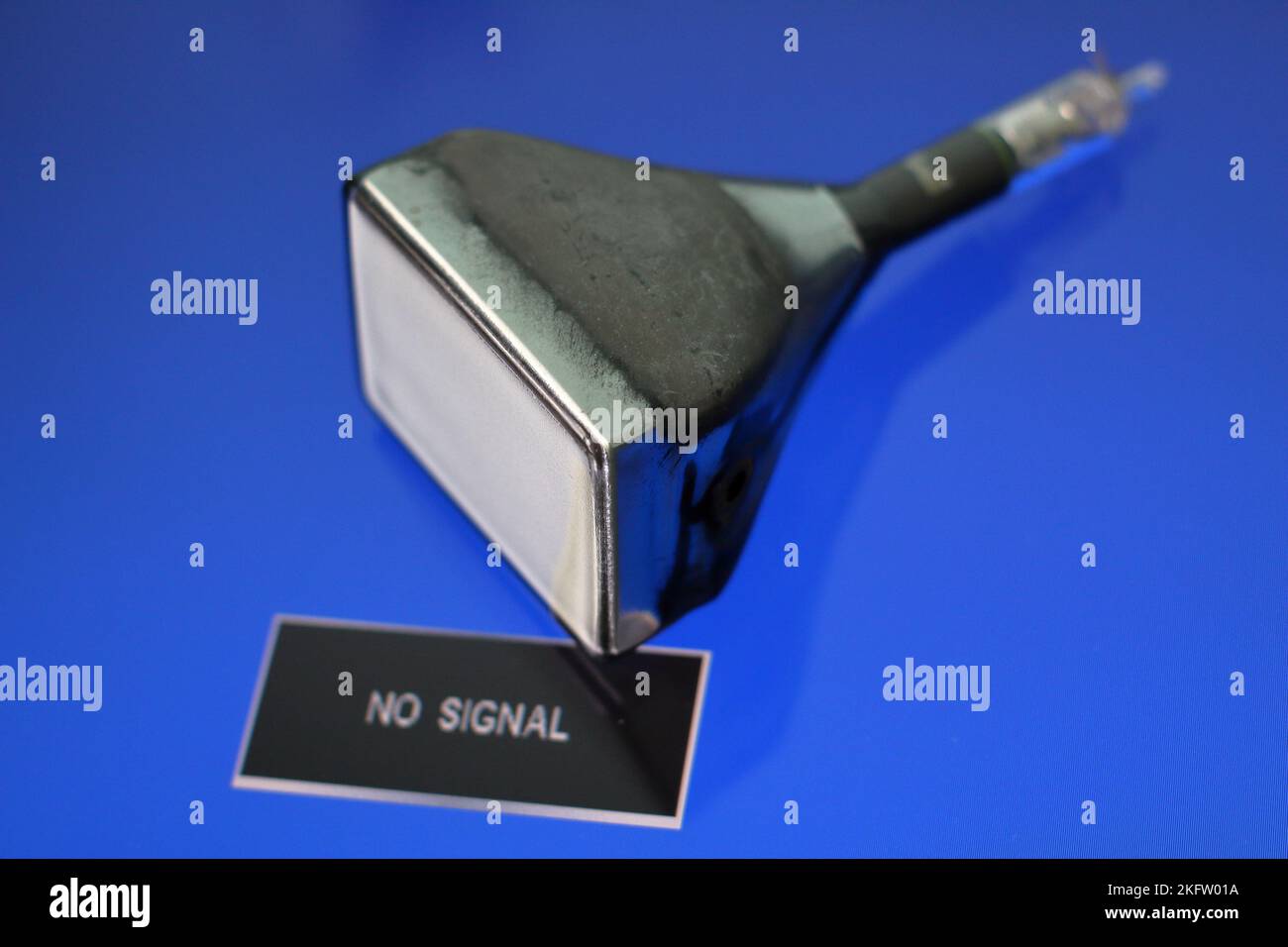 Old kinescope lying on a new flat screen Stock Photo - Alamy