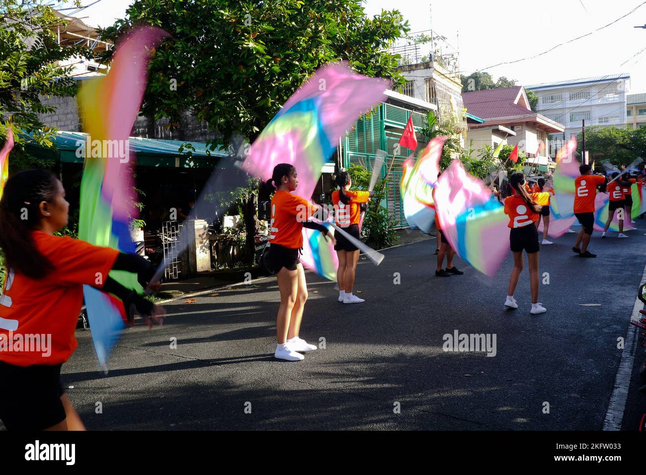 Angono, Rizal, Philippines. 20th Nov, 2022. The parade of the giant ...