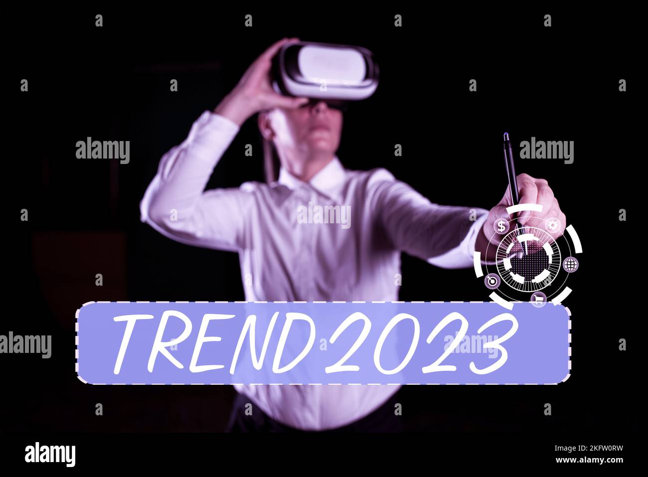 Handwriting text Trend 2023. Business showcase things that is famous ...