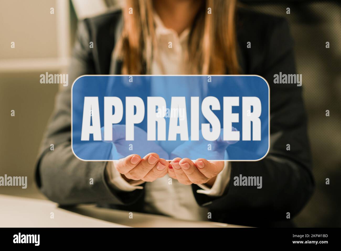 Text showing inspiration Appraiser. Business concept person that ...