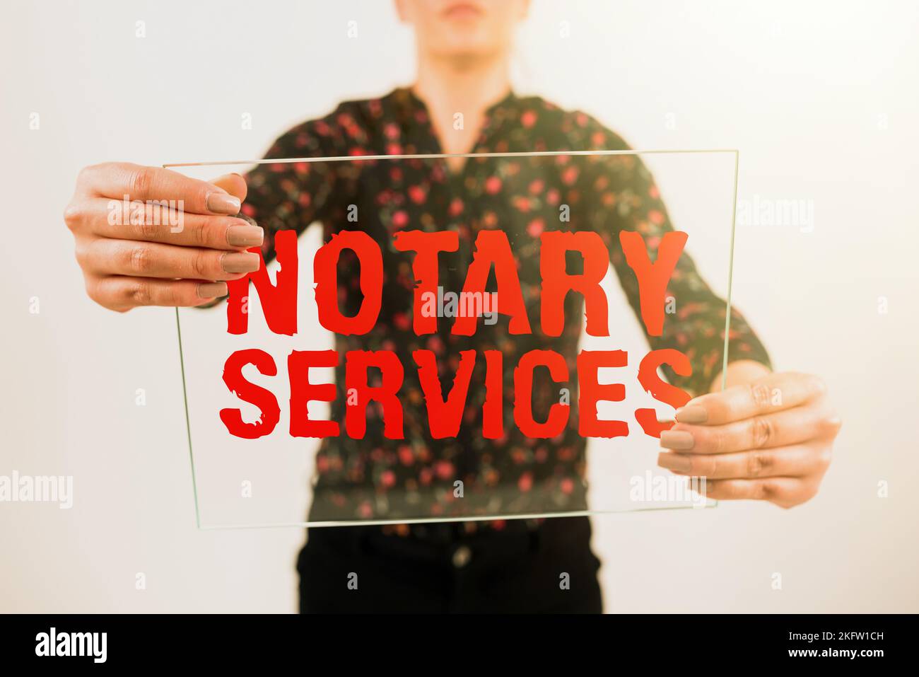 Inspiration showing sign Notary Services. Internet Concept services ...