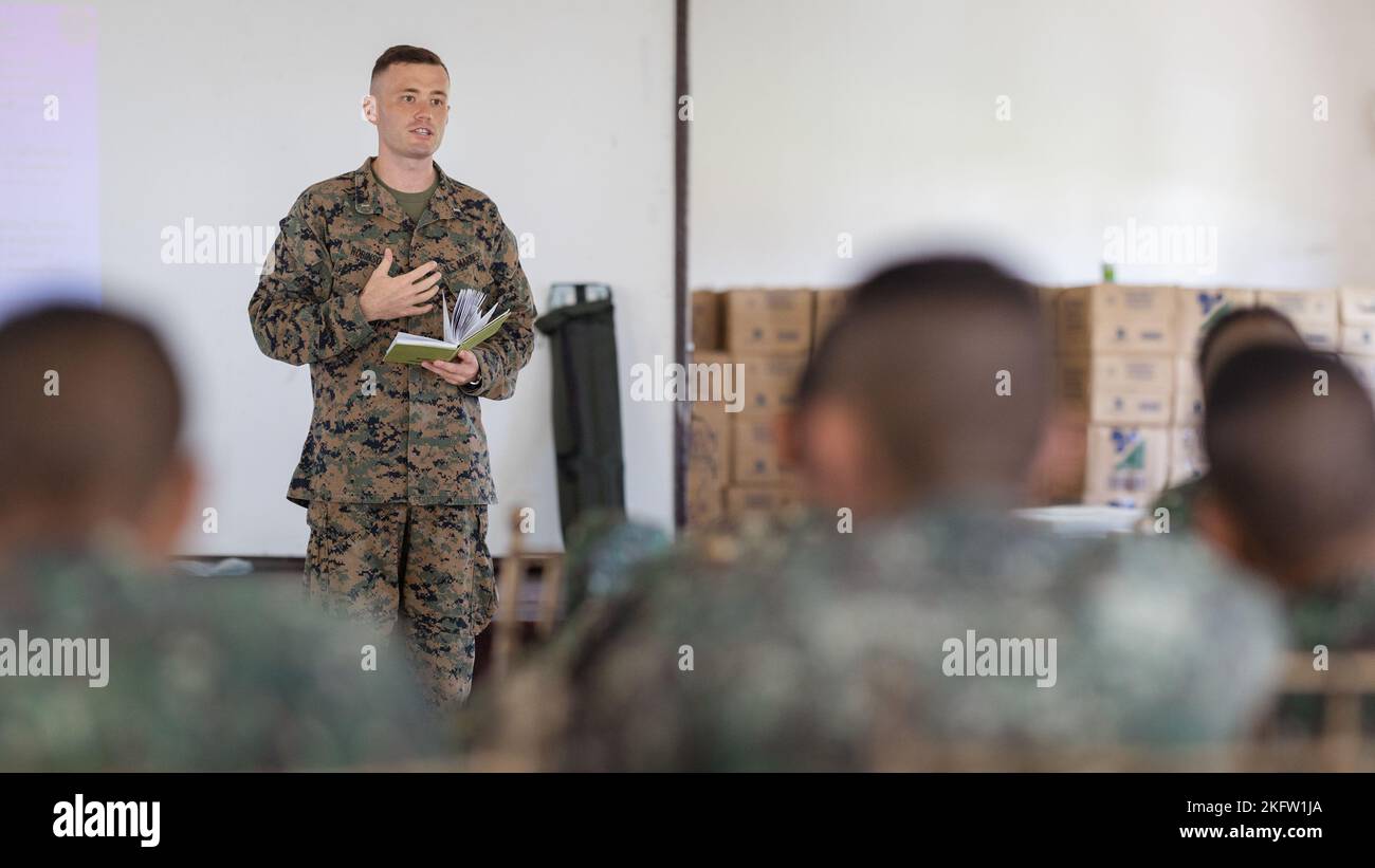U.S. Marine Corps 1st Lt. Austen Robinson, an operations in the ...