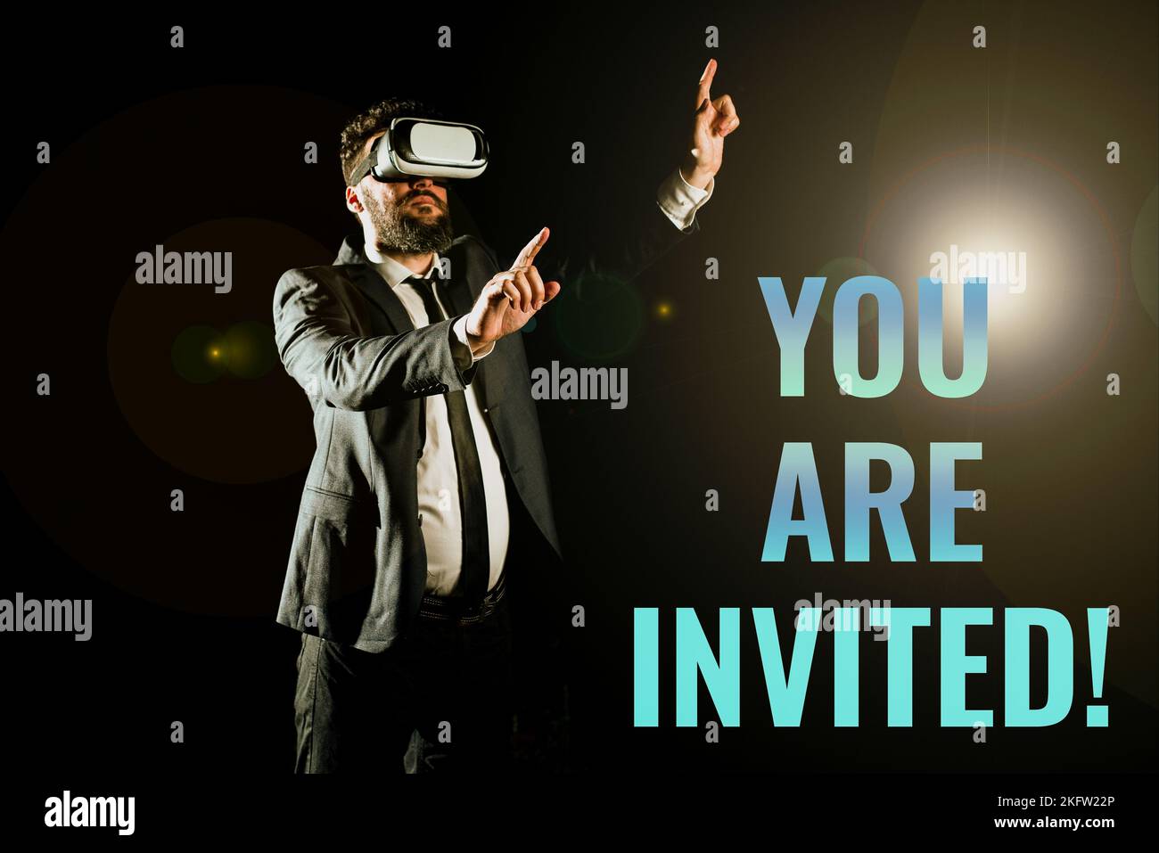 Handwriting text You Are Invited. Business concept Receiving and ...