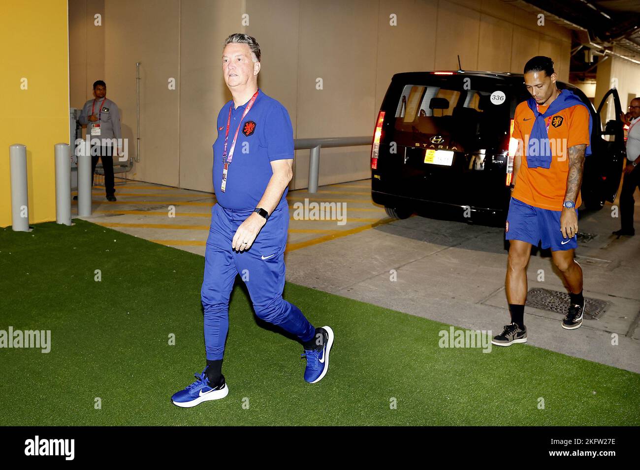 DOHA, 20-11-2022 Oranje in Qatar. Press conference Netherlands before ...