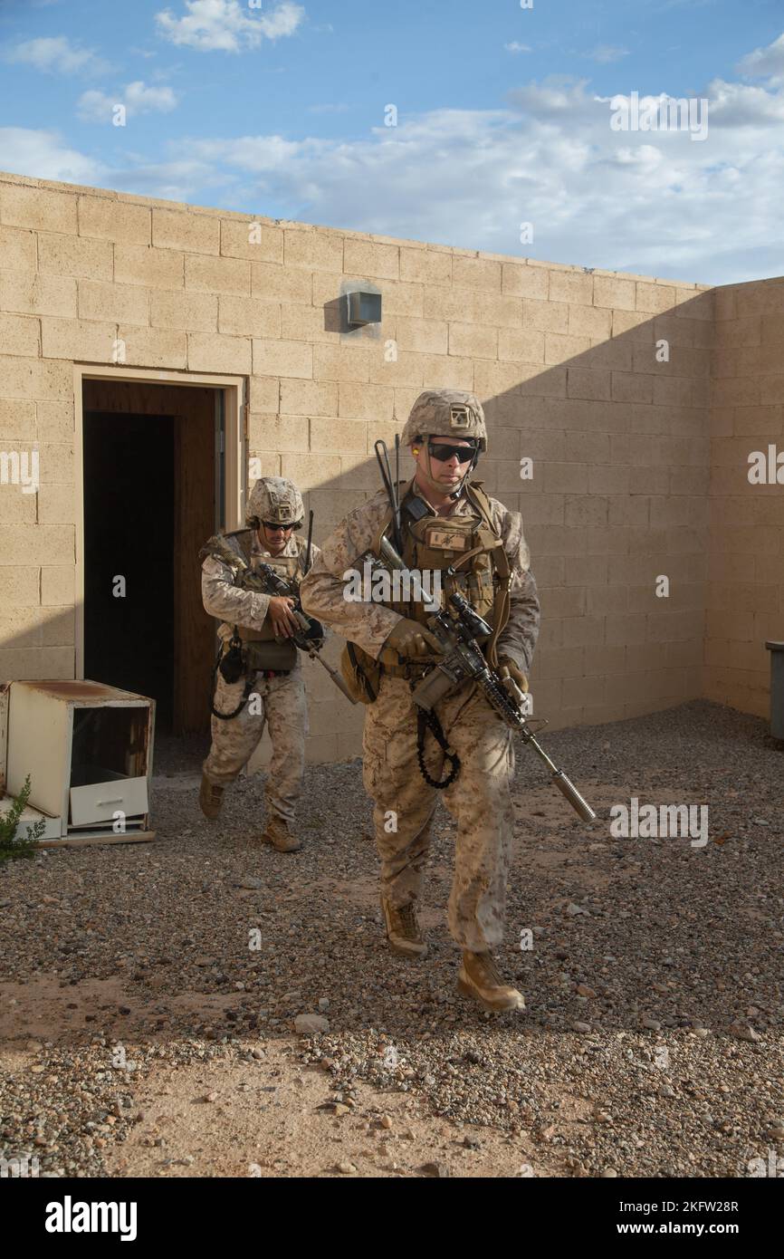 U.S. Marine Corps infantrymen with 2nd Battalion, 7th Marine Regiment ...