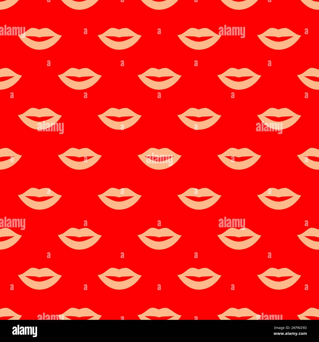 Seamless pattern in the trendy red color of 2023. The tiles can be ...