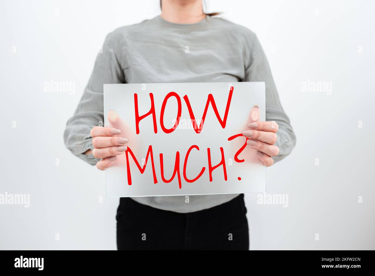 Hand writing sign How Much, Conceptual photo ask about the amount or ...