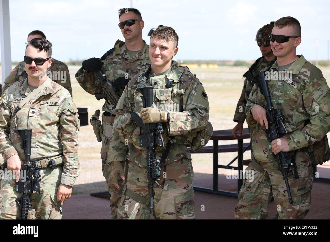 U.S Army Soldiers assigned to the 37th Infantry Brigade Combat Team ...