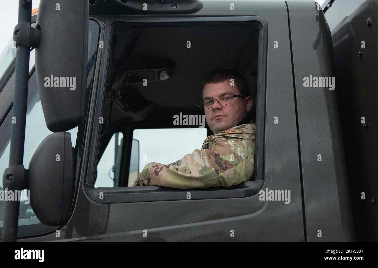 U.S. Senior Airman Tyler Stevens, 354th Logistic Readiness Squadron ...