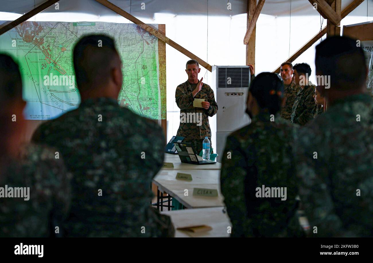 U.S. Marine Master Gunnery Sgt. Andy Darnell Jr. with the 11th Marine ...