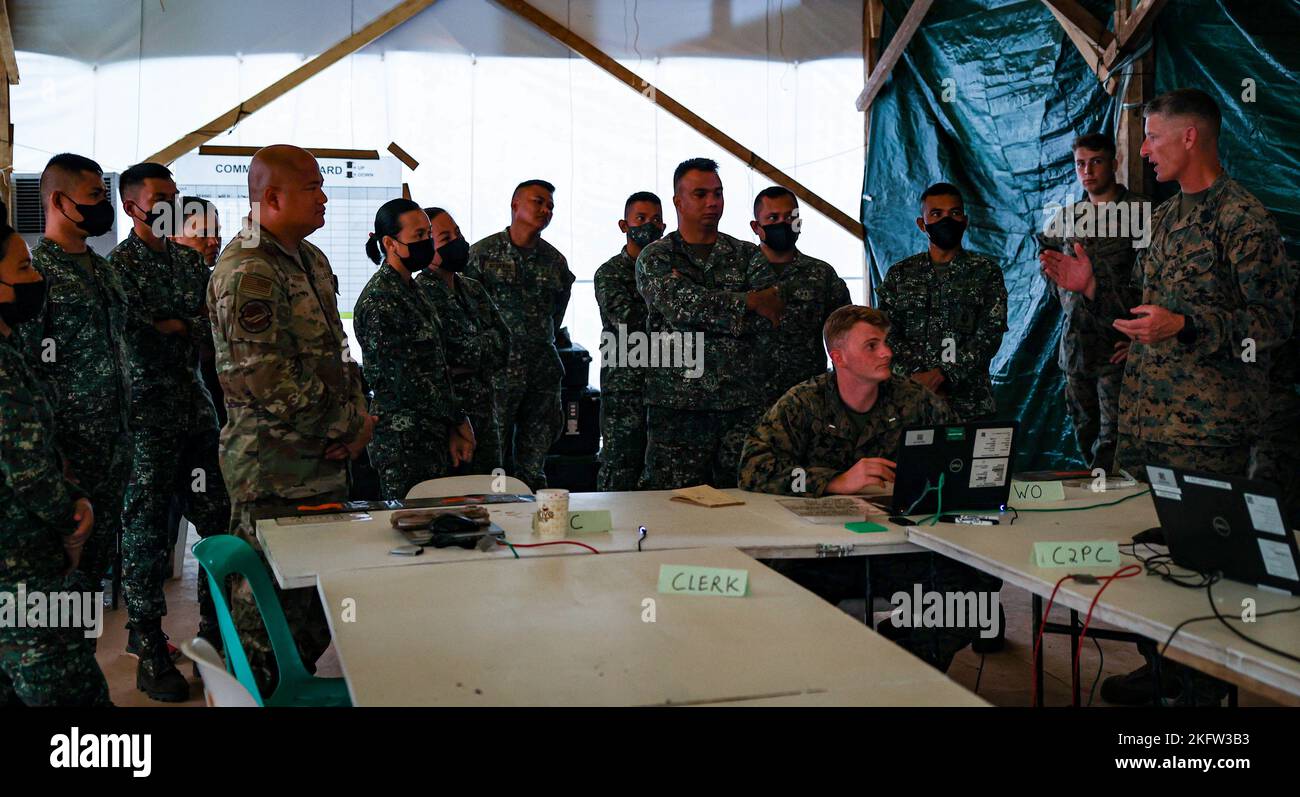 U.S. Marine Master Gunnery Sgt. Andy Darnell Jr. with the 11th Marine ...