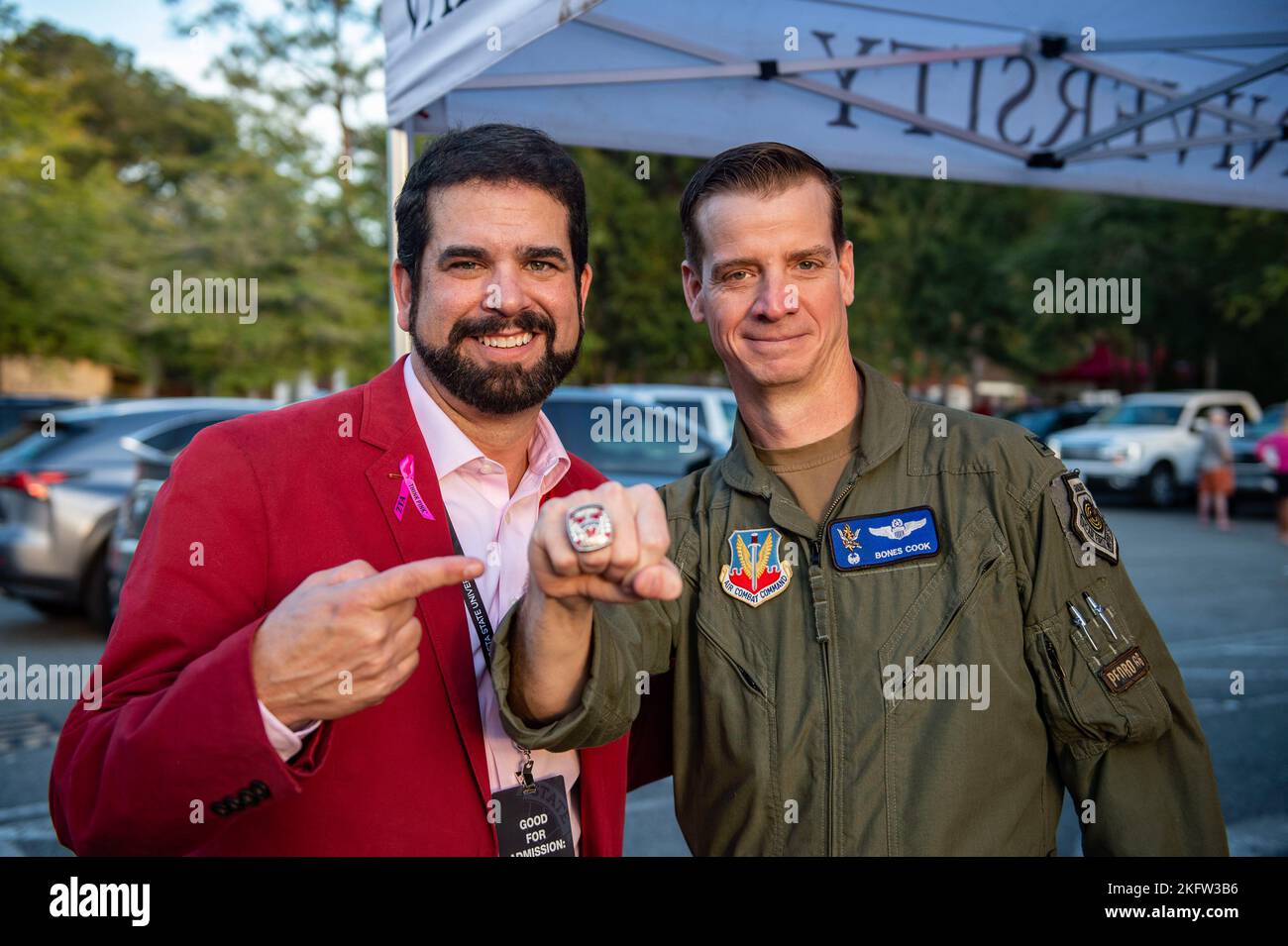Dr. Richard Carvajal, Valdosta State University president, and U.S. Air ...