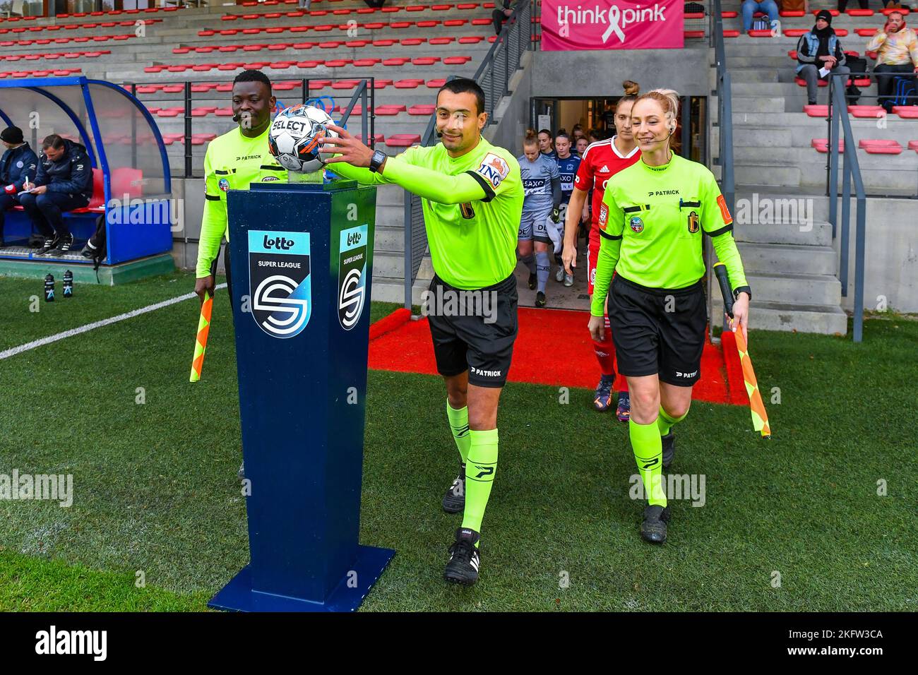 assistant referee Kokou Azianou , referee Mehdi Sayoud , assistant ...