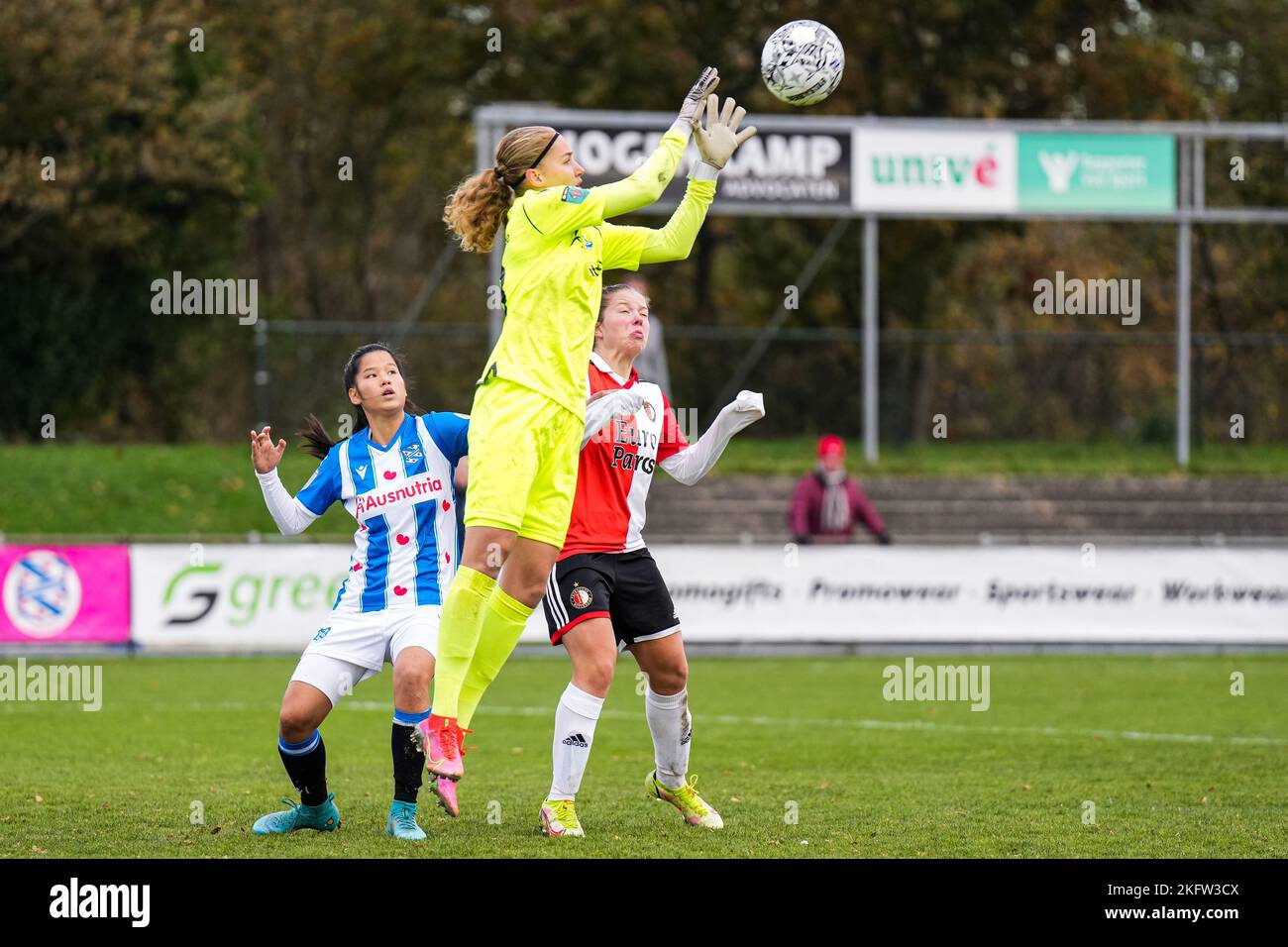 Heerenveen - Heerenveen Vrouwen keeper Jasmijn Resink during the match ...